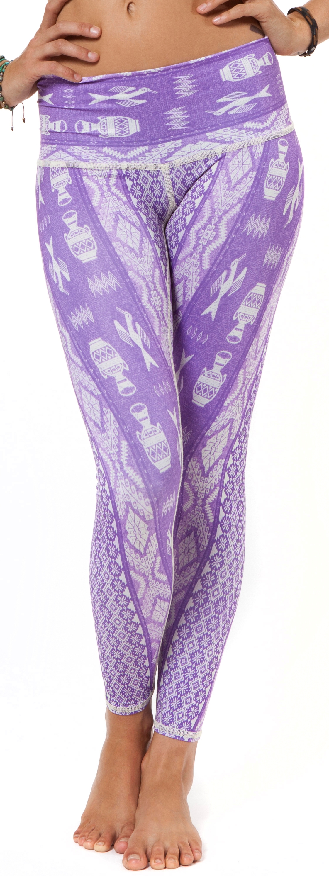 Teeki Activewear ~ Diamond Tribe Purple Hot Pants Teeki Activewear ~ Diamond Tribe Purple Hot Pants